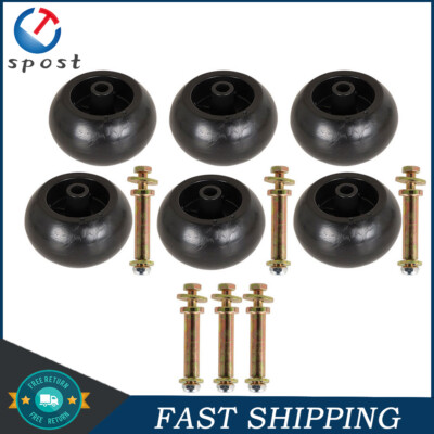 6Pcs Mower Deck Wheels Kit For Exmark 103-3168 116-9981 Kubota Anti ...