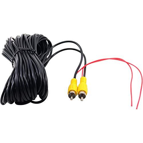 6m RCA Camera Cable Reverse Trigger Red Wire Reversing Phono Video ...