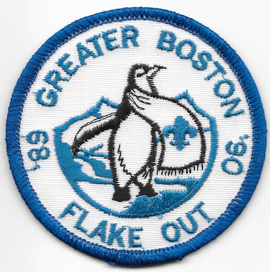 1989 - 1990 Flake Out Greater Boston Council Boy Scouts of America BSA ...