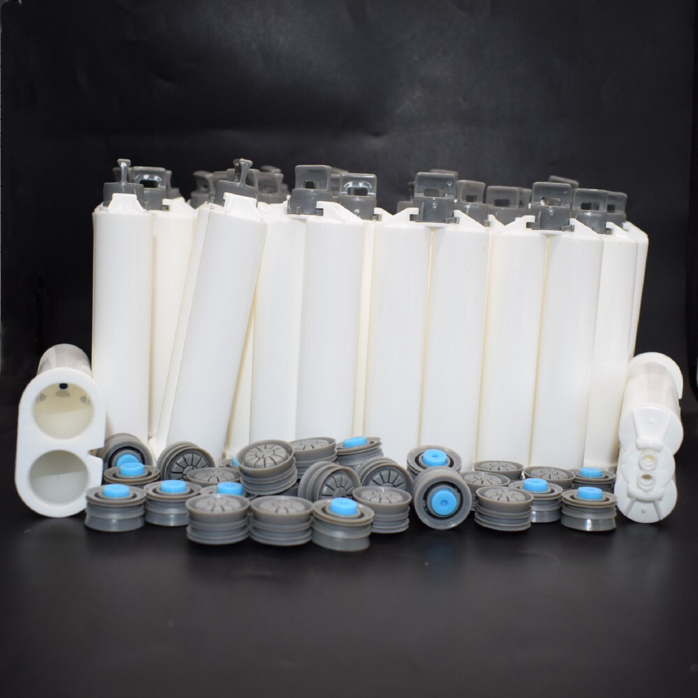 1/5/20/60/100/200/500pcs 1:1 50ml Empty Cartridge Epoxy Mixer AB Tubes ...