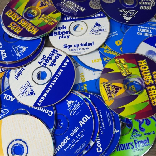 Lot of (5) Vintage AOL America Online Discs CD RANDOM LOT | eBay