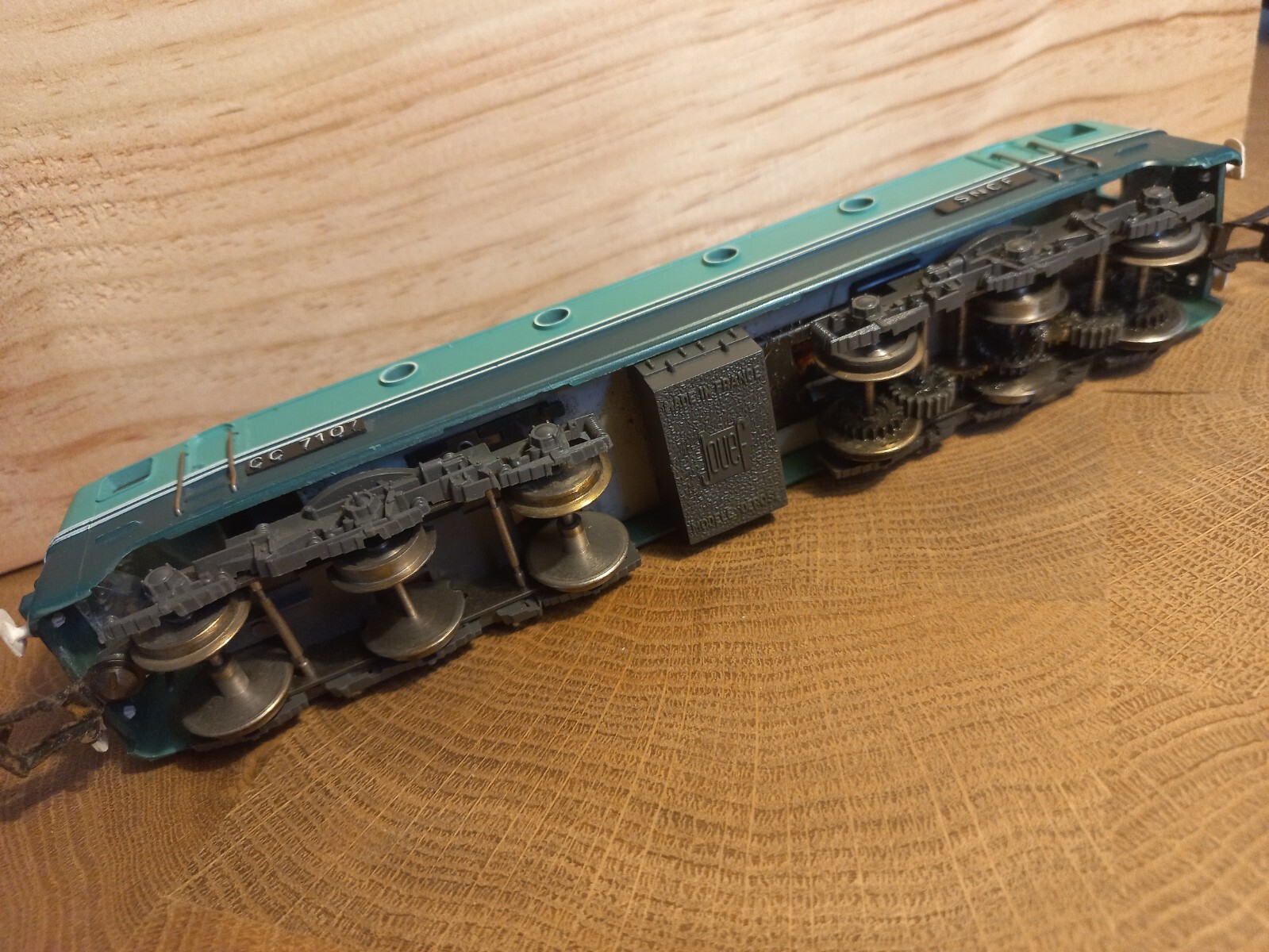 Jouef CC 7107 SNCF Epoque III Echelle HO Locomotive Electrique - Verte ...