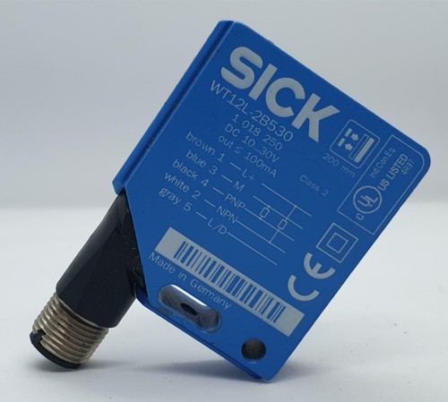 Sick WT12L-2B530 / 1018250 Laser Photoelectric Sensor - Tested and ...
