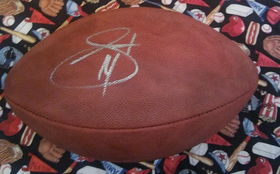 SAMMY WATKINS Autograph Duke Football JSA Signed Kansas City Chiefs ...
