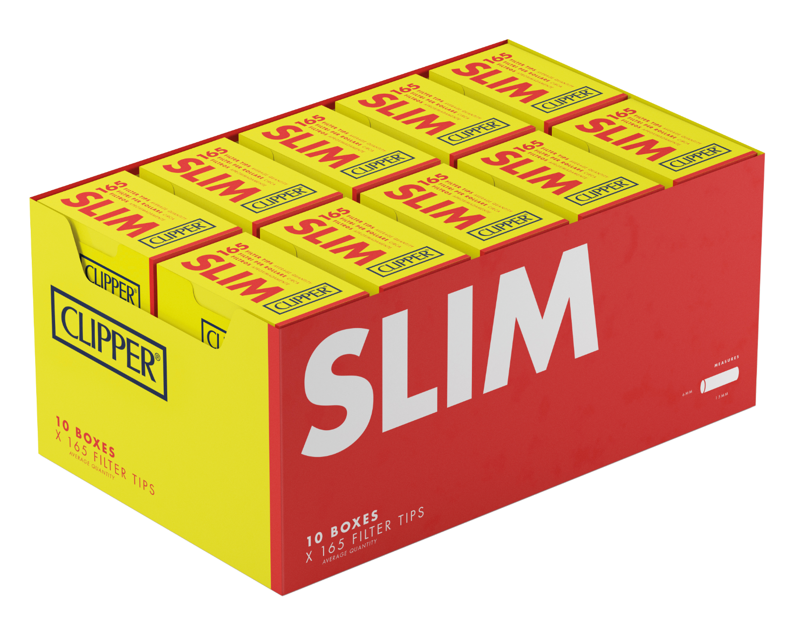 Clipper Slimline Filter Tips Loose 165's - 10 Boxes / 20 Boxes | eBay UK