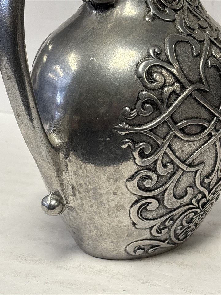 Carson Statesmetal Water Pitcher Celtic Knot Embossed Design, Hand Cast ...