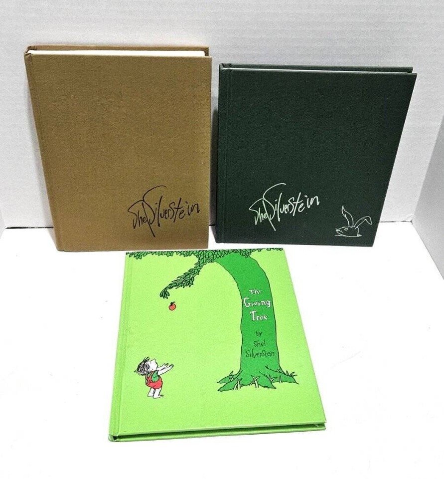 Lot of 3 Shel Silverstein Poems Drawings Runny Babbit Giving Tree ...