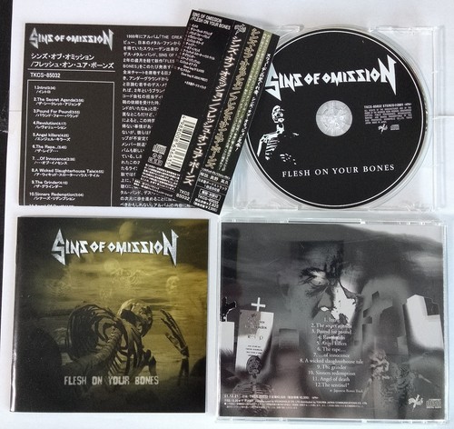 SINS OF OMISSION - Flesh On Your Bones - 2001 JAPAN CD OBI + B/T ...