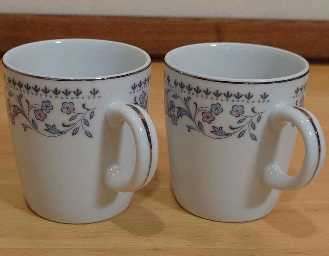 Noritake Blue Waltz Mugs, Set of 2, Small, Showa Retro | eBay