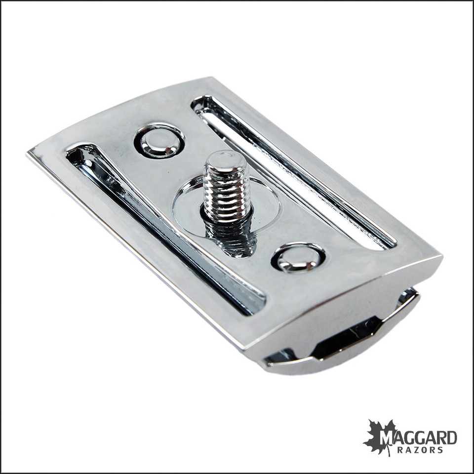 Maggard Razors MRT Stainless Travel Handle Safety Razor with Chrome ...