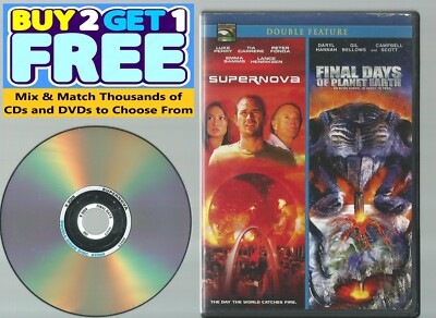 Supernova & Final Days of Planet Earth (DVD) Luke Perry Disc & Cover ...