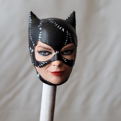 Catwoman PAINTED HEAD ONLY from 3D printed Kit Resin Model Michelle ...