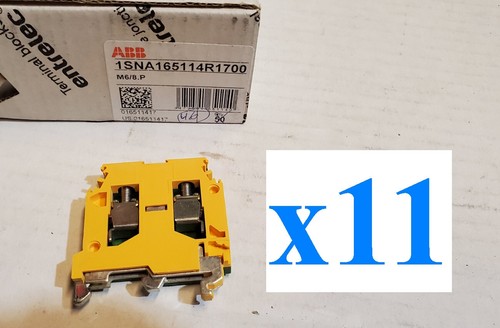 x11 NEW ABB 016511417 1SNA165114R1700 Terminal Block | eBay