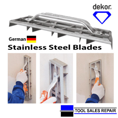 Dekor Plaster Render Plane Angled Stainless Steel Corner Trowel Scraper ...