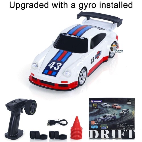 2.4G Mini RC Drift Car 1/43 Racing Vehicles Gyroscope 4WD RTR Mini Car ...