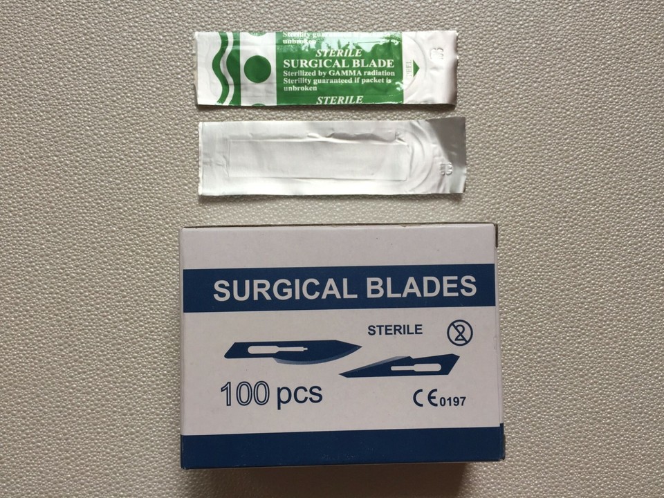 100pcs Dental Scalpel Blades Steel Surgical Blade Maintenance tools | eBay