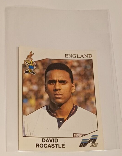 Image Sticker Cromo n°106 David ROCASTLE England UEFA EURO 92 Suède ...