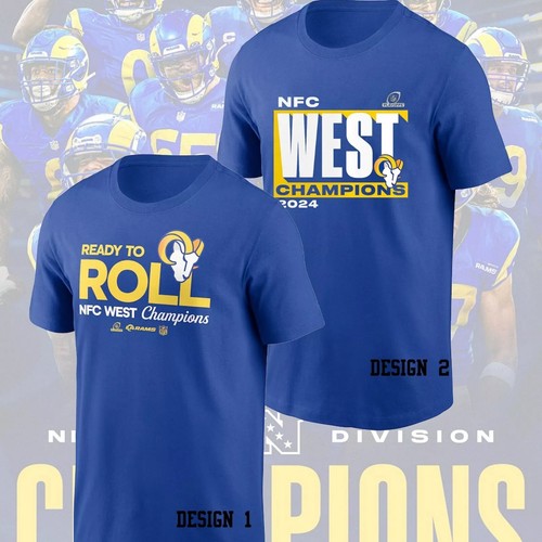 HOT - Los Angeles Rams 2024 NFC West Division Champions Gifts For Fans ...