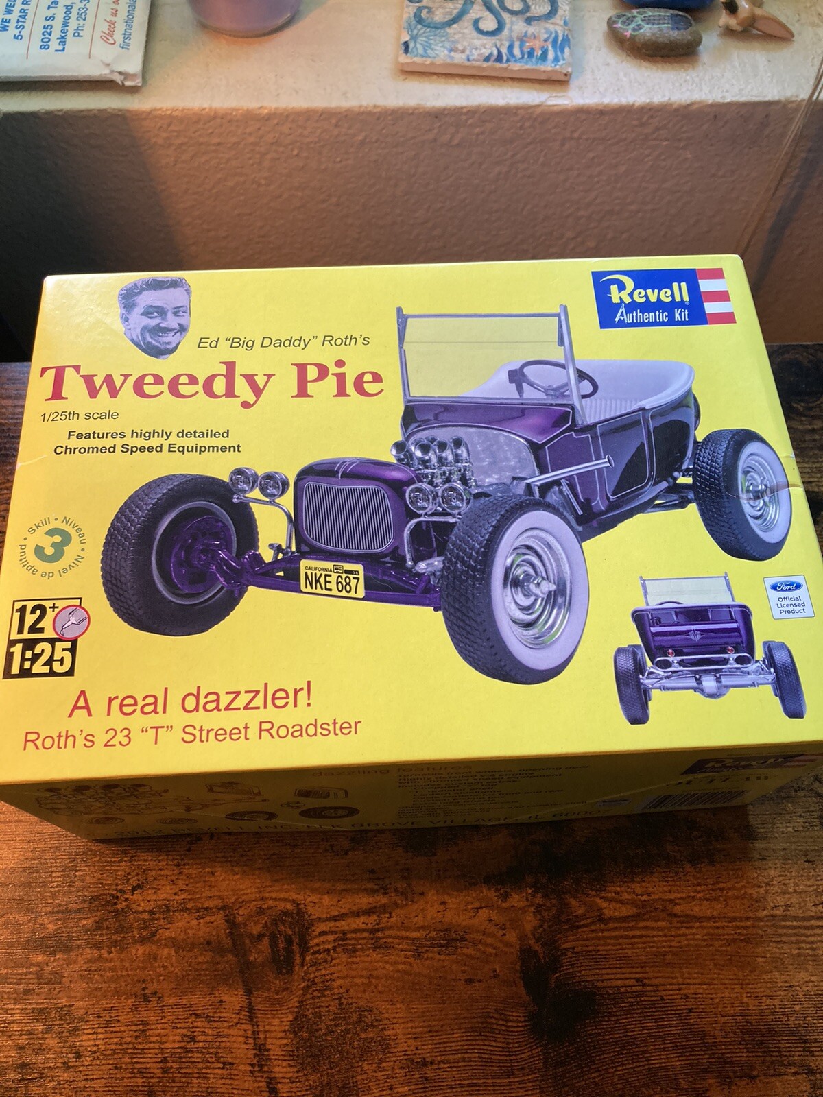 Revell Tweedy Pie Ed Big Daddy Roth Roadster Hot Rod 1:25 Model Kit 85 ...
