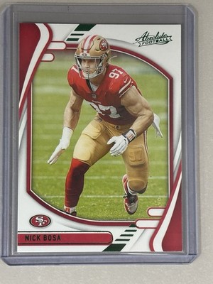 2021 Absolute Green Nick Bosa #84 San Francisco 49ers Parallel Football ...