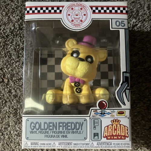 Funko Arcade Vinyl: Five Nights at Freddy's Golden Freddy #05 Box Small ...