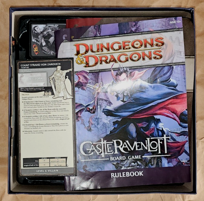 Dungeons & Dragons Castle Ravenloft Board Game Complete Set | eBay UK