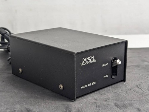 DENON Step Up Transformer AU-305 MC Cartridge Japan Tested Working High ...