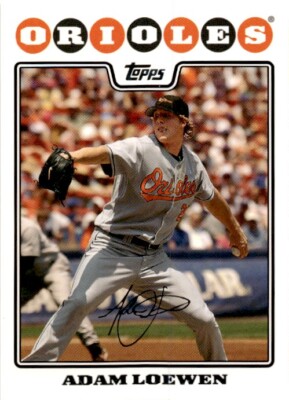 2008 Topps Adam Loewen Baltimore Orioles #151 | eBay