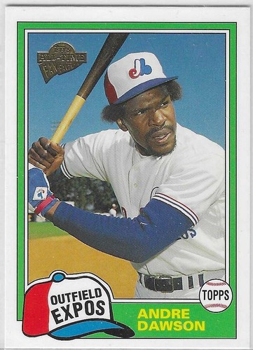 ANDRE DAWSON MONTREAL EXPOS 2001 TOPPS FAN FAVORITES BASEBALL CARD | eBay