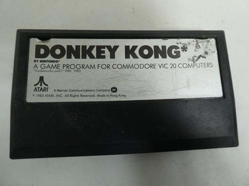 VINTAGE ATARI COMMODORE VIC 20 DONKEY KONG CARTRIDGE | eBay