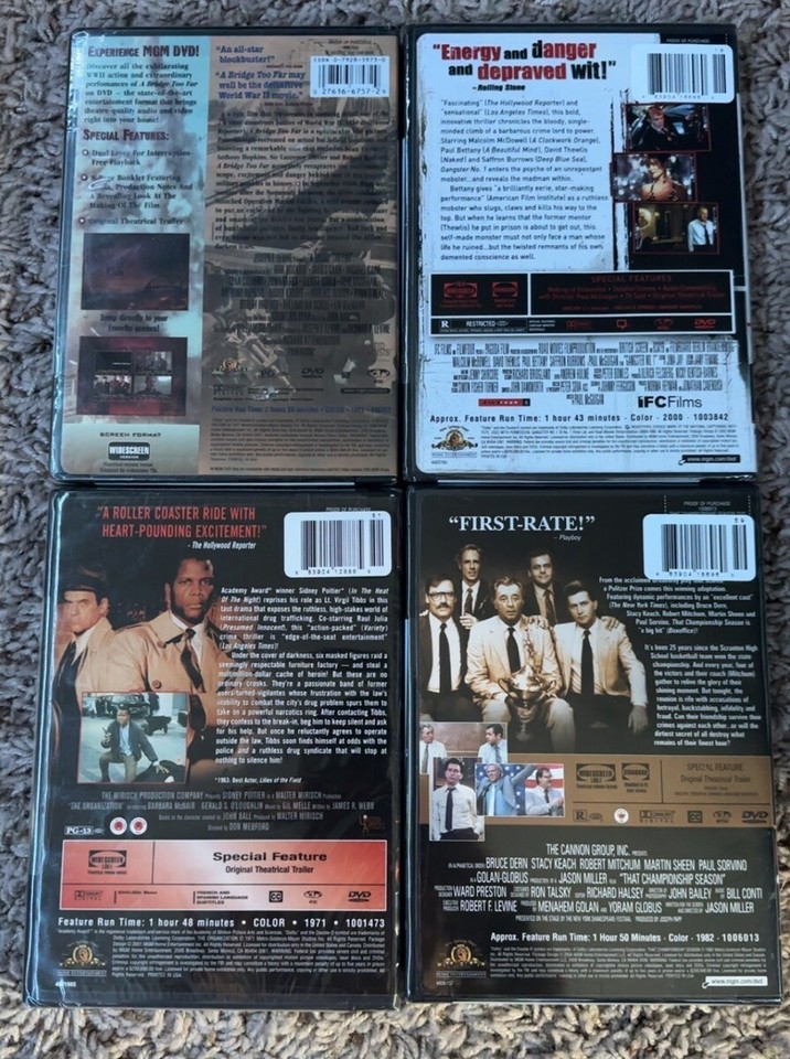 MGM Studios Movies DVD Lot Bundle Of 20 DVDs (New & Sealed) CLASSICS ...