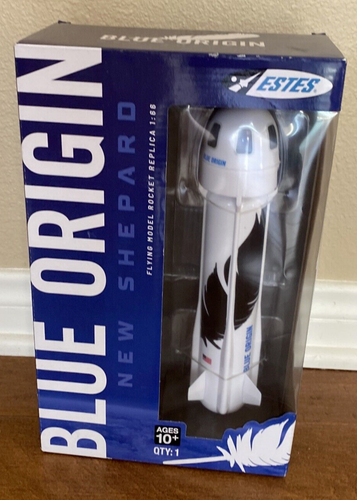 NEW Estes Blue Origin New Shepard - Model Rocket (1/66th scale) | eBay