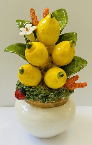 Capodimonte Porcelain- 7,1/2’’ Lemon Plant Napoli-Italia | eBay