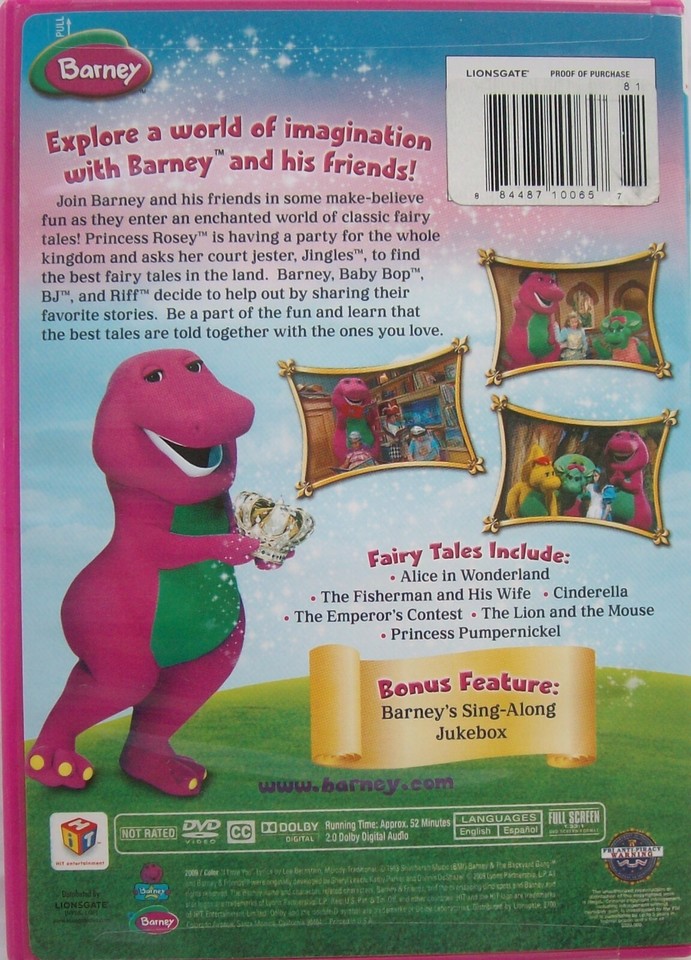 Once Upon a Dino Tale: Barney & Friends Share their Fairy Stories (DVD ...