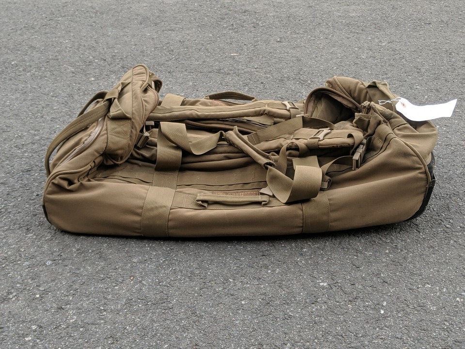 USMC Force Protector Gear Deployer 65 USGI Deployment Bag on Wheels ...