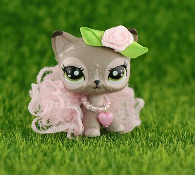 Custom LPS Toy Shorthair Cat Brown Cat with Accessories Who Love LPS ...