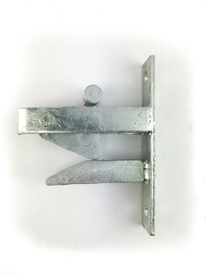 Field Gate Latch Heavy Duty Catch Galvanised Self Locking Pad lockable ...