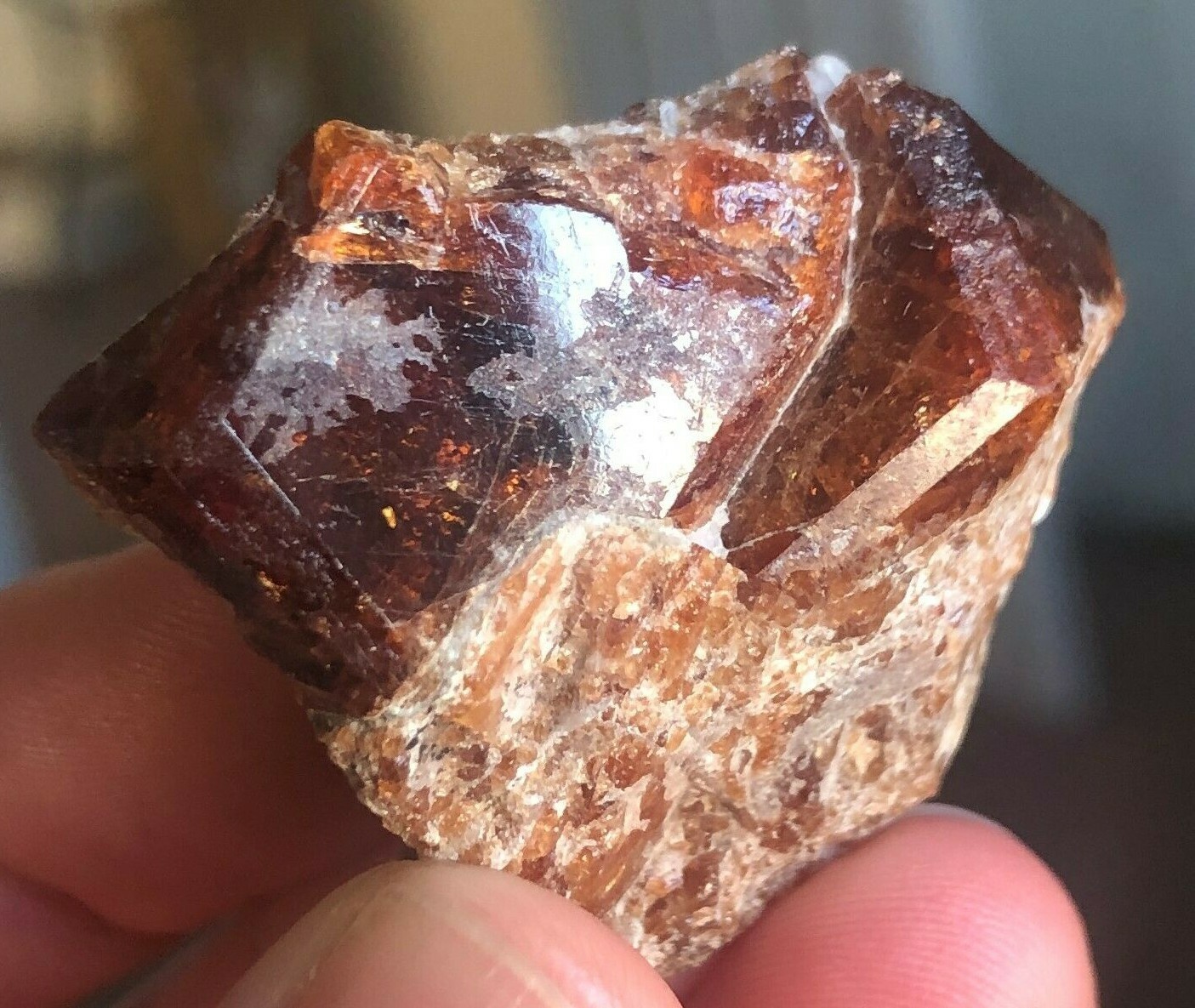 Brilliant Red Orange Genesee Dyke, Colorado Grossular Garnets Rare!! | eBay