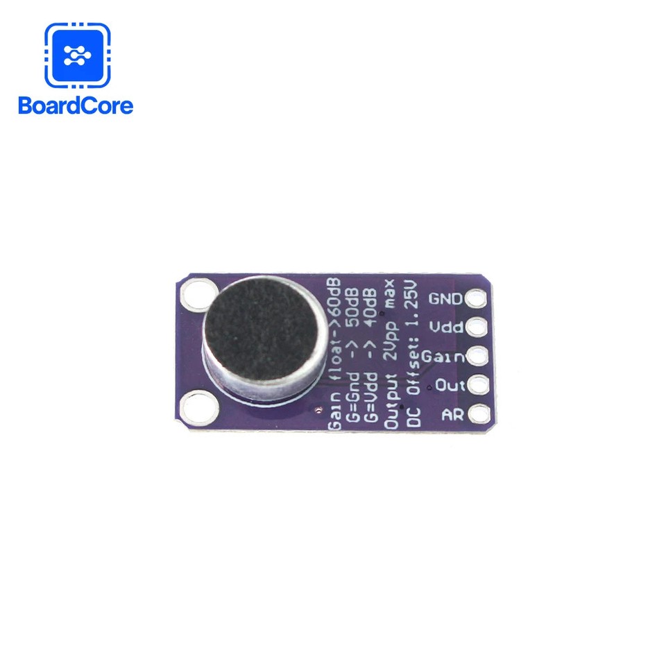 MAX9814 Microphone AGC Amplifier Board Module Microphone Sound Head ...