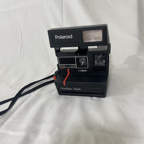Polaroid OneStep Flash 600 Red Stripe Instant Film Camera | eBay