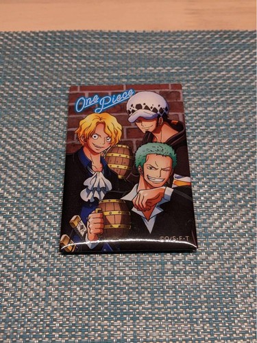 One Piece Square Can Badge Cheers Jump Shop Low Zoro Sabo | eBay