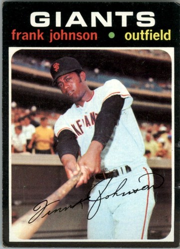 1971 Topps #128 Frank Johnson - VG | eBay