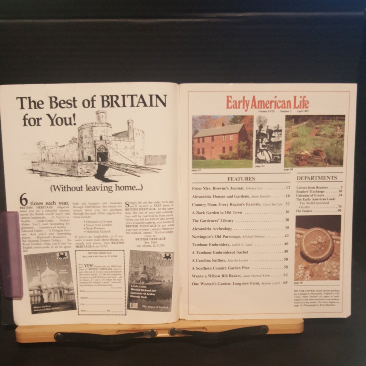 Early American Life Magazine 1987
