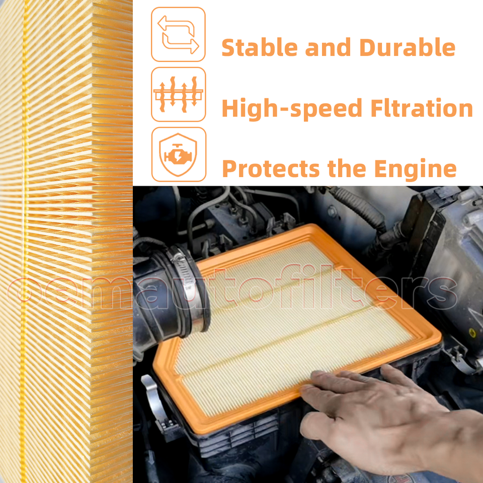 17801-0P100 TOYOTA OEM Sequoia Tundra Tacoma Air Filter A58172 WA10085 ...