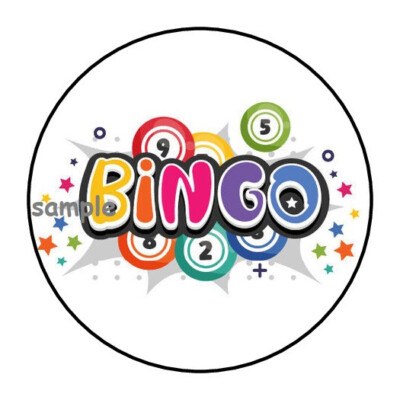 30 BINGO ENVELOPE SEALS LABELS 1.5" ROUND PLANNER STICKERS | eBay