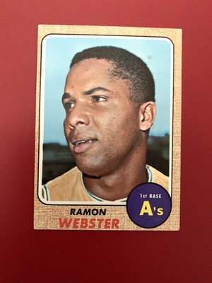 1968 Topps #164 Ramon Webster NM | eBay