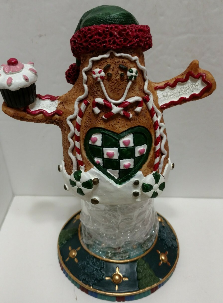 Gingerbread Man World Bazzars Bobbing Bobble Head Bobblehead NIB RARE ...
