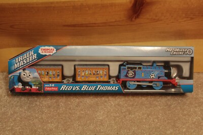 Trackmaster RED VS. BLUE THOMAS Motorized Train DFM83 2015 Soccer Annie ...