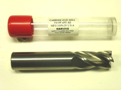 NOS! HTC Tool 3/4" SOLID CARBIDE END MILL, #120-4750 | eBay