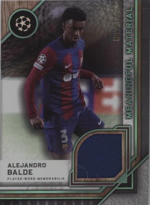 2023-24 Topps Museum Collection UCL - Museum Autograph Relics Alejandro ...
